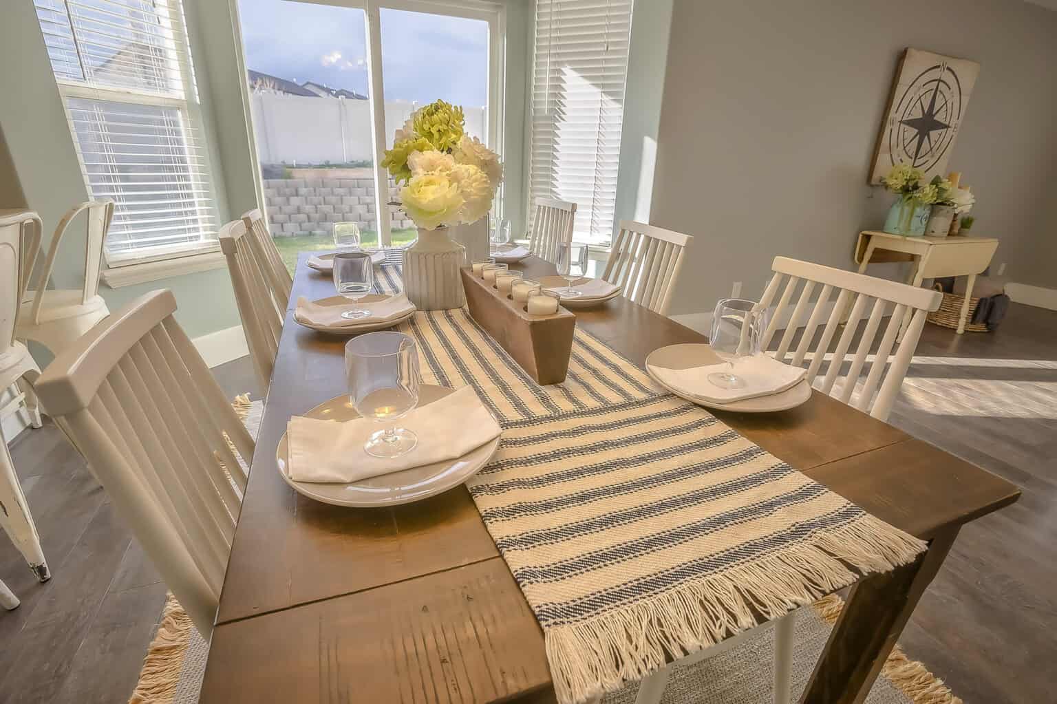 How To Fold a Table Runner That's Too Long